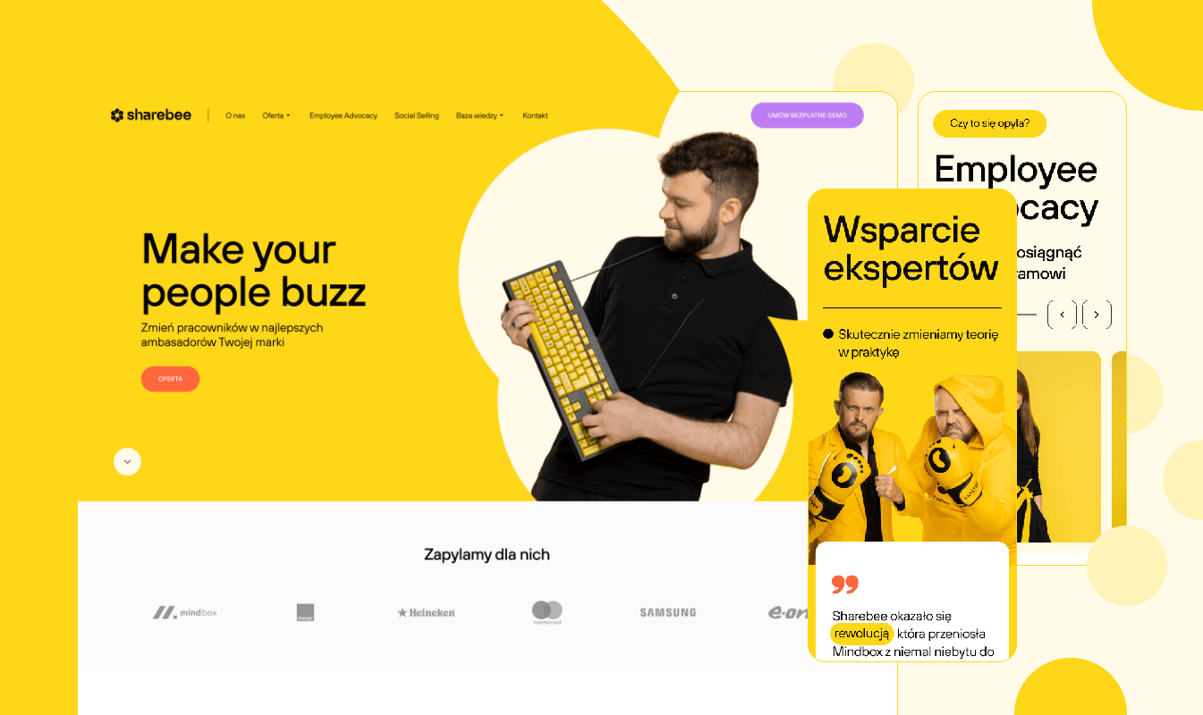 Sharebee.pl - bzzz, look how they buzz! - Wise People - tworzymy strony ...